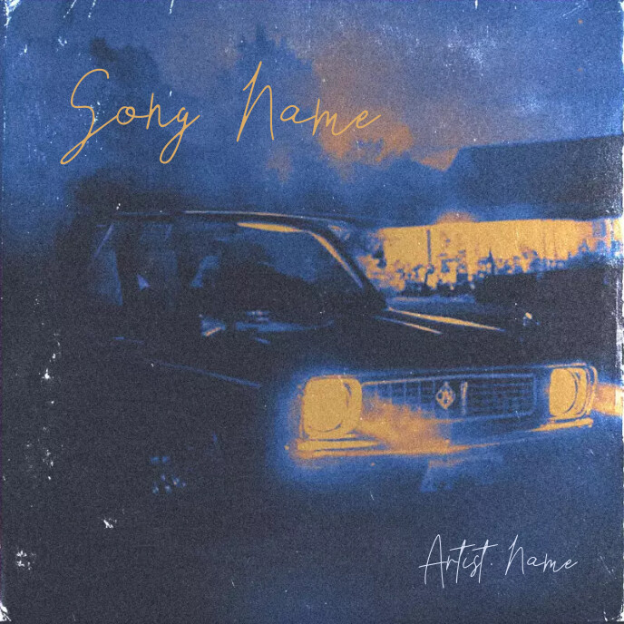Copy of Old car rap mixtape cover art design template | PosterMyWall