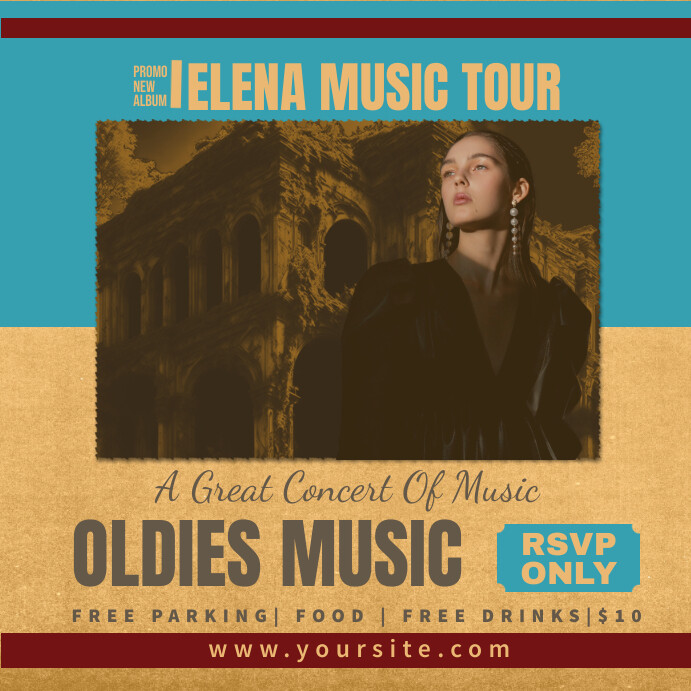 Plantilla de Old Music Ads | PosterMyWall