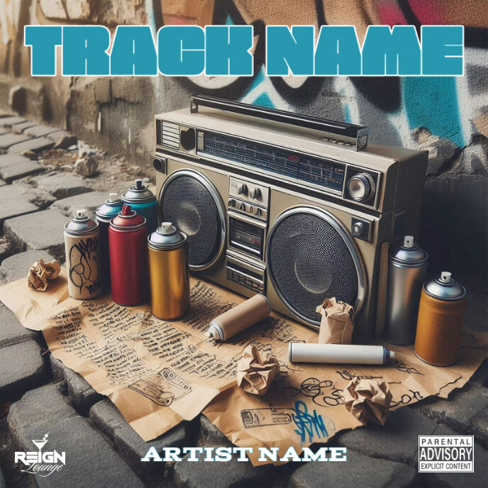 Old School Hip Hop Music, Album, Mix, Song Cover Template | PosterMyWall