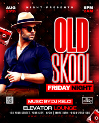 Old School Night Party Flyer Template | PosterMyWall