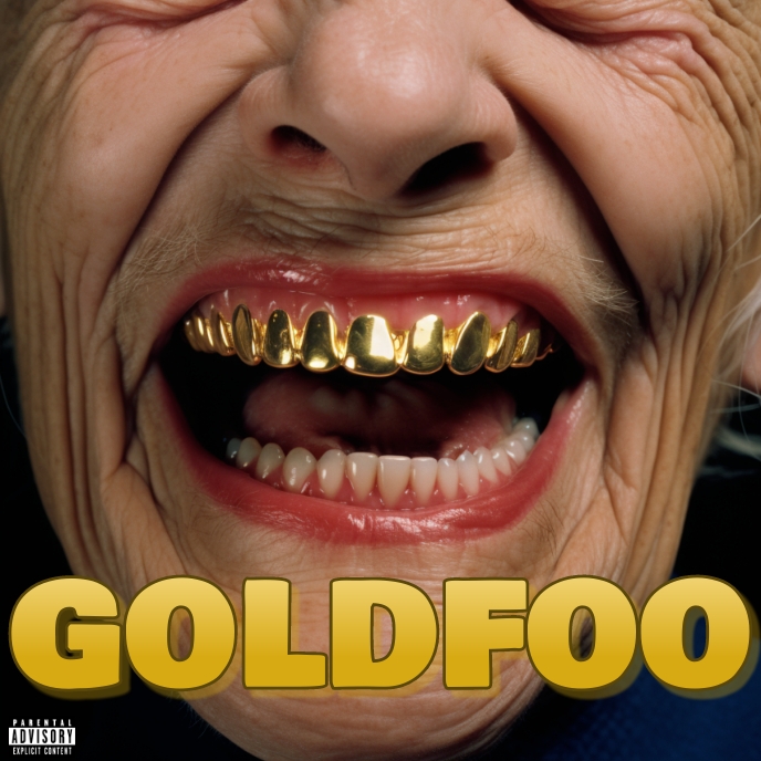 old woman with golden grill album design temp Template | PosterMyWall