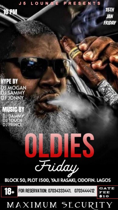 Copy of Oldies Friday | PosterMyWall