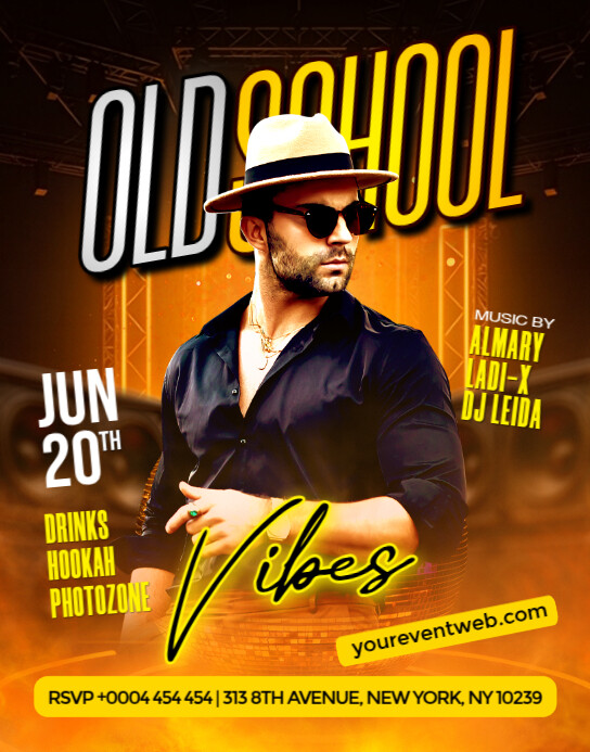 Oldies Night Party Flyer Template | PosterMyWall