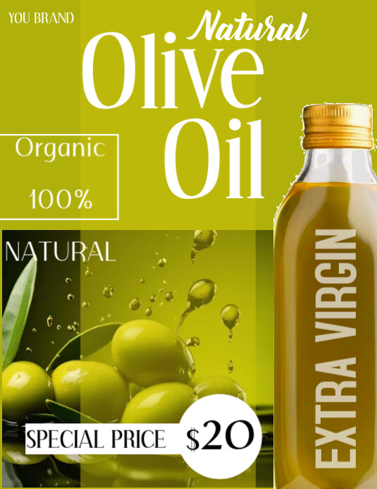 OLIVE OIL Template | PosterMyWall
