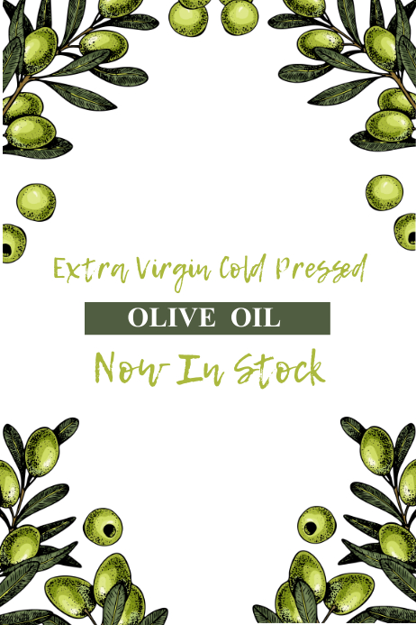 Olive Oil Poster Template | PosterMyWall