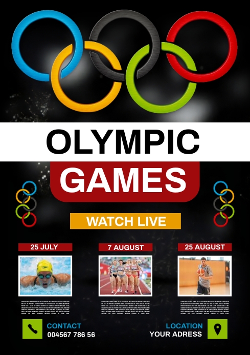 Olympic poster模板 | PosterMyWall