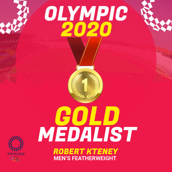 Olympic Winner Post Template | PosterMyWall