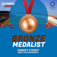 Olympic Winner Post Template | PosterMyWall