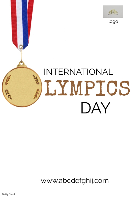 Olympics day poster Template | PosterMyWall
