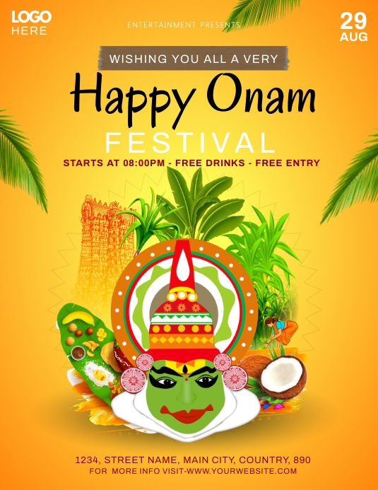 Onam Celebration Flyer Template | PosterMyWall