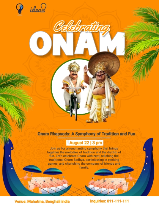 Copy of Onam Clebration Event | PosterMyWall