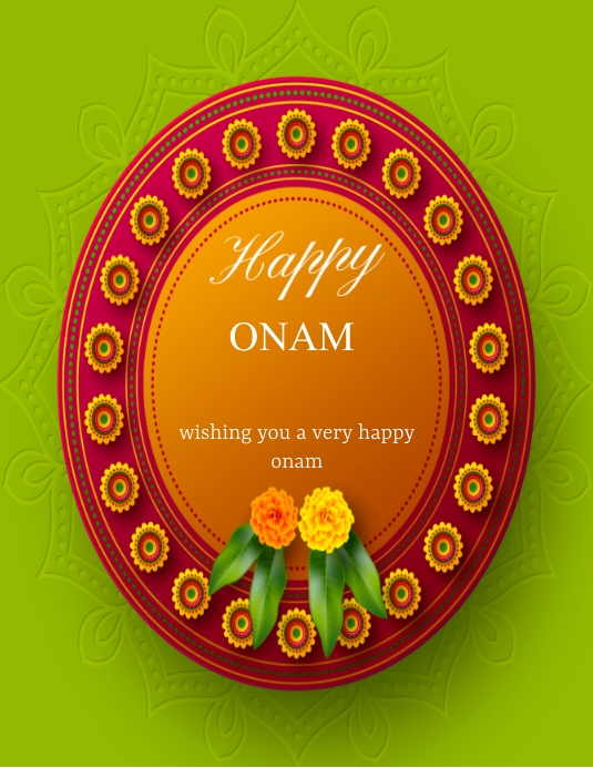 Onam day event and flyers Template | PosterMyWall
