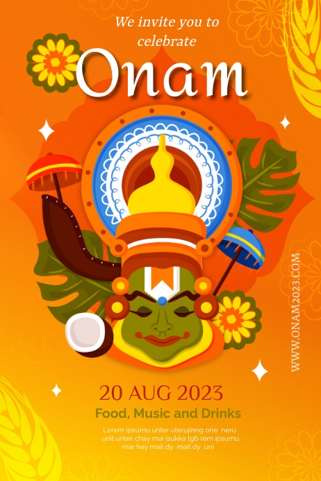 ONAM Template | PosterMyWall