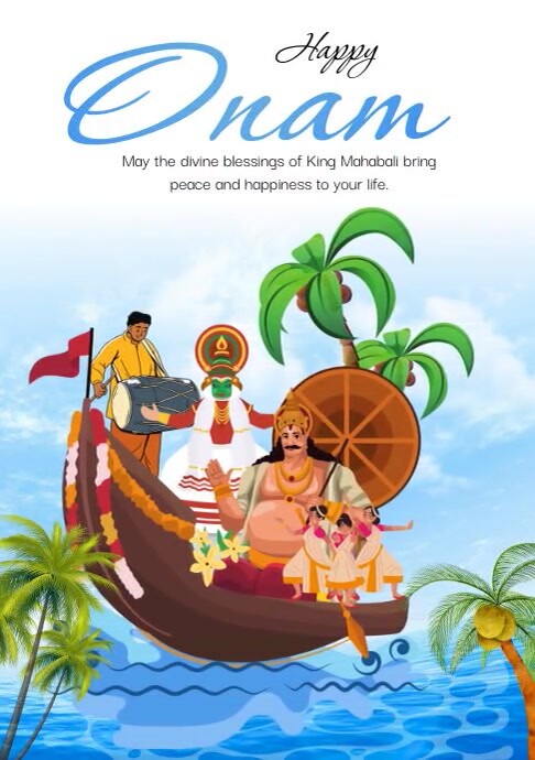 Plantilla de onam | PosterMyWall