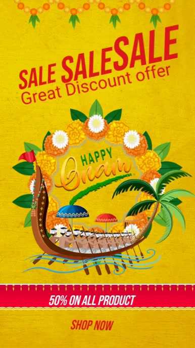 ONAM Template | PosterMyWall