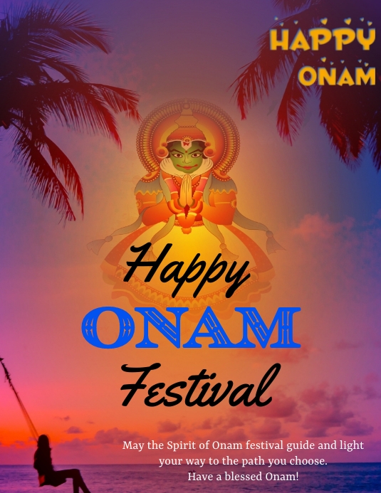 Copy of Onam event flyer | PosterMyWall