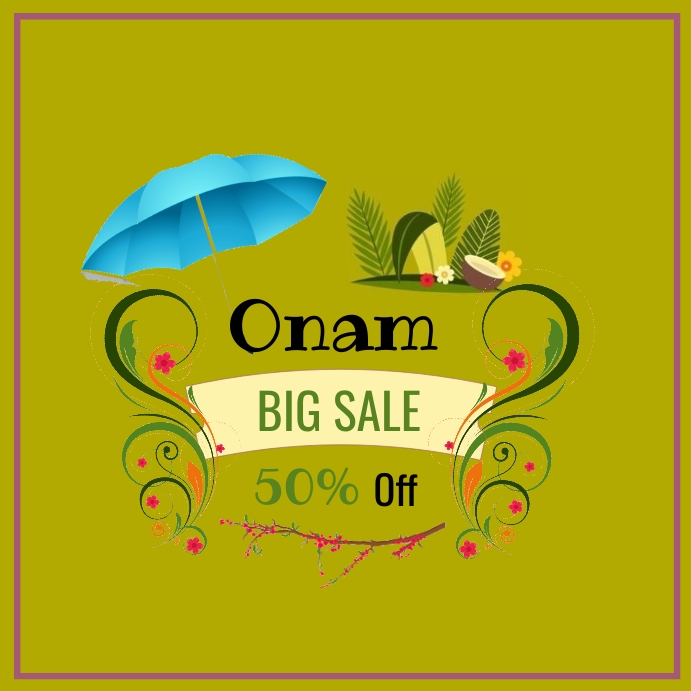 onam flyer design Template | PosterMyWall