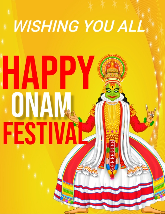 Copy of Onam flyer template | PosterMyWall
