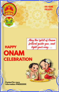 Onam Flyers Template | PosterMyWall