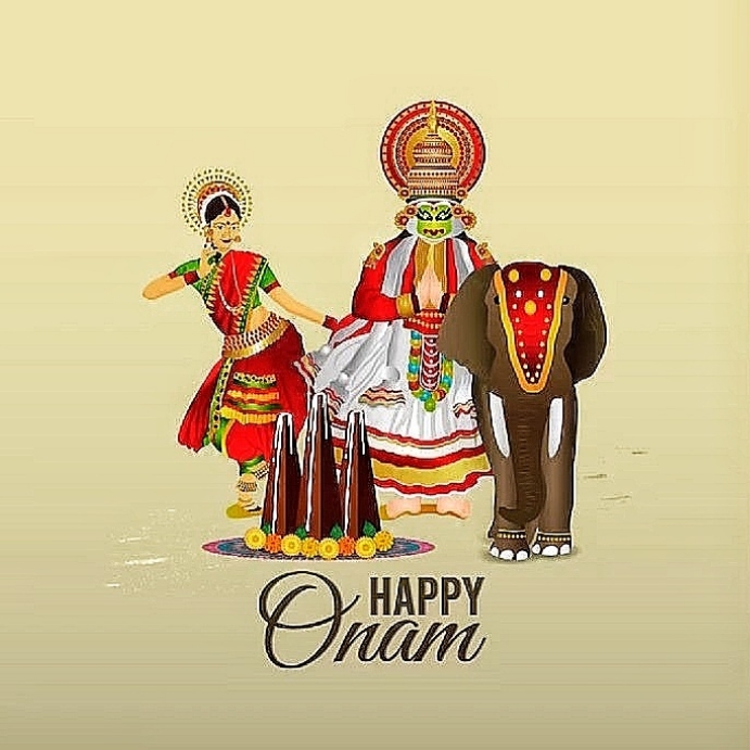 Onam greeting illustration Template | PosterMyWall