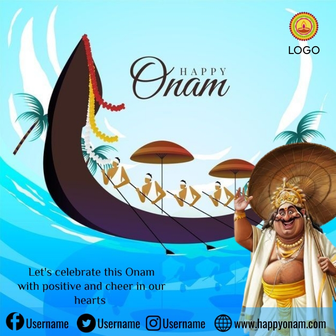 Onam Poster Celebration Template | PosterMyWall