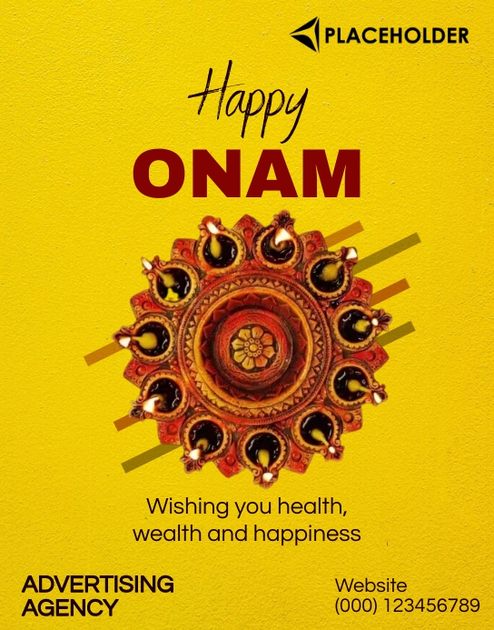 Onam Wallboard Template | PosterMyWall