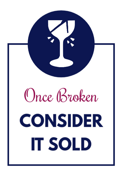 Modèle Once broken consider it sold shop wall signage | PosterMyWall