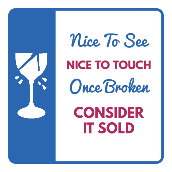 Plantilla de Once broken consider sold signage | PosterMyWall