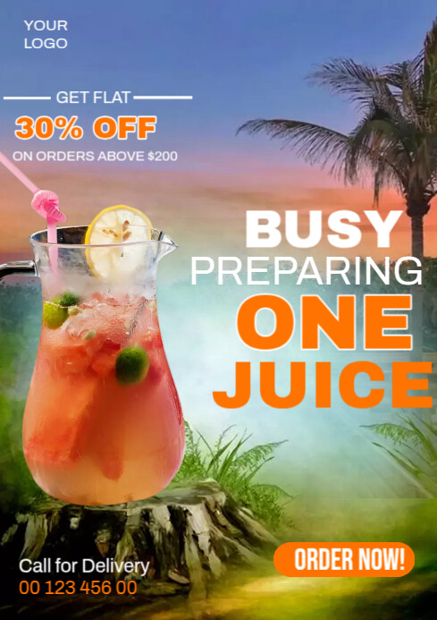 One Juice Ads Template | PosterMyWall