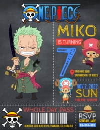 One Piece Template | PosterMyWall
