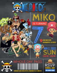 One Piece Template | PosterMyWall