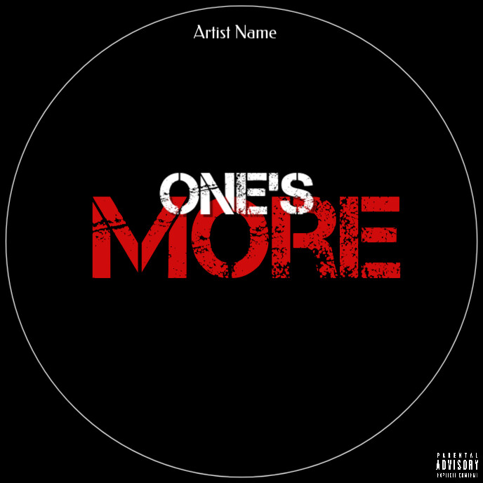 Ones more Mixtape Cover album cover Template | PosterMyWall