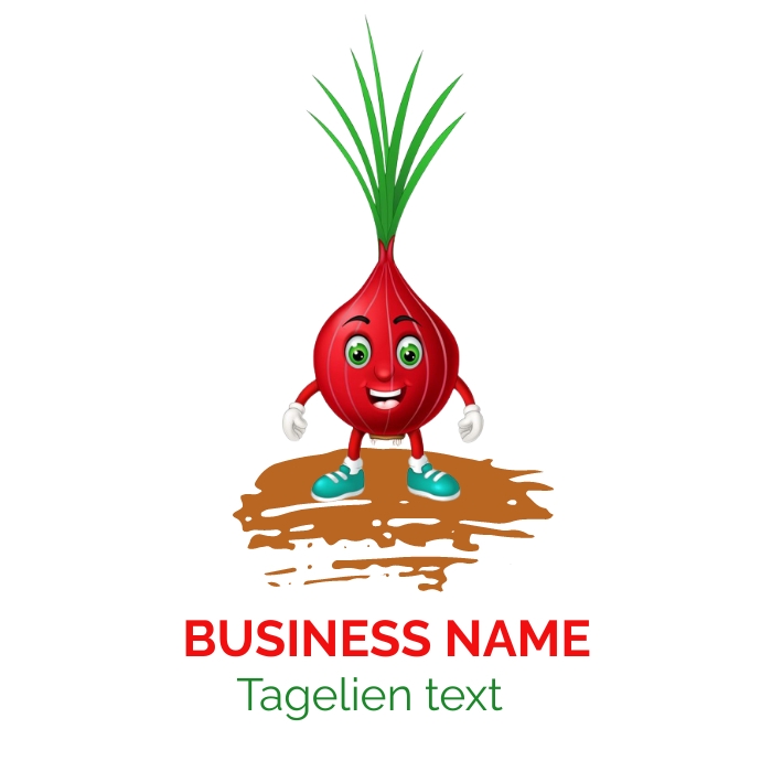 onion cartoon logo Template | PosterMyWall