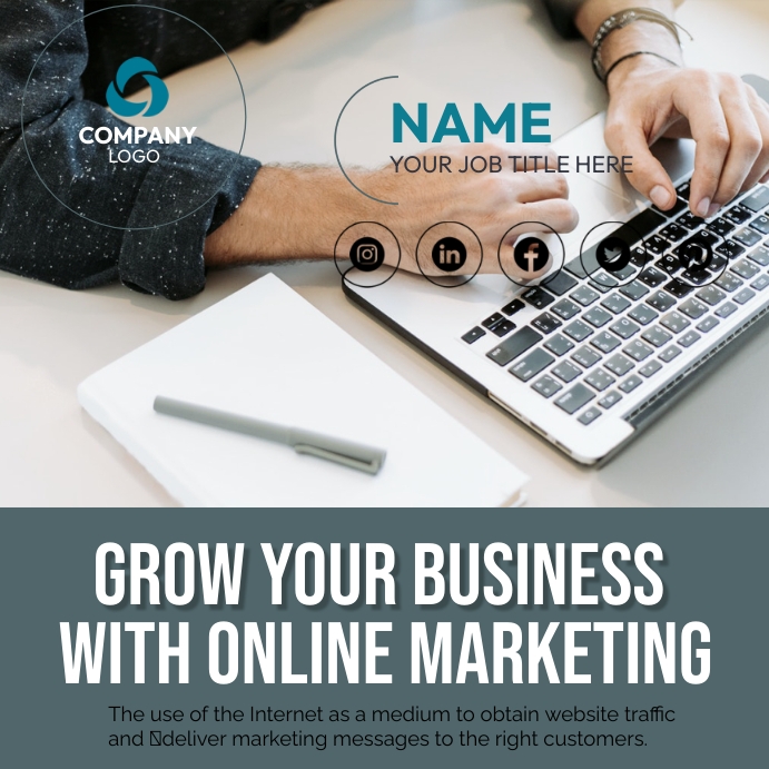 Online Advertising Flyer Template | PosterMyWall