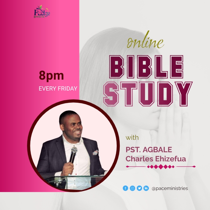 Online bible flyer (2) Template | PosterMyWall