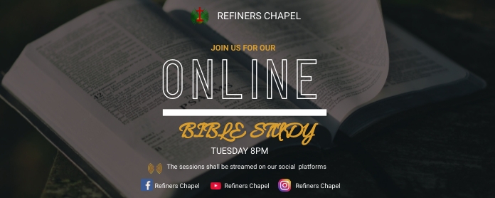 Plantilla de Online Bible Study Banner | PosterMyWall