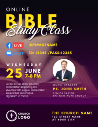 Bible study flyer Template | PosterMyWall