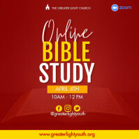 BIBLE STUDY AD INSTAGRAM Template | PosterMyWall