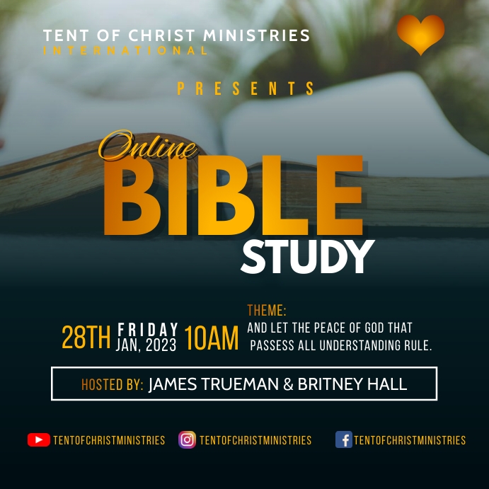 Pendalaman Alkitab Online Templat | PosterMyWall