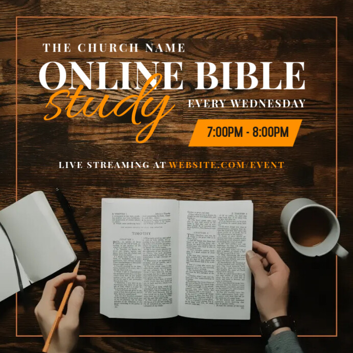 online bible study instagram post Template | PosterMyWall