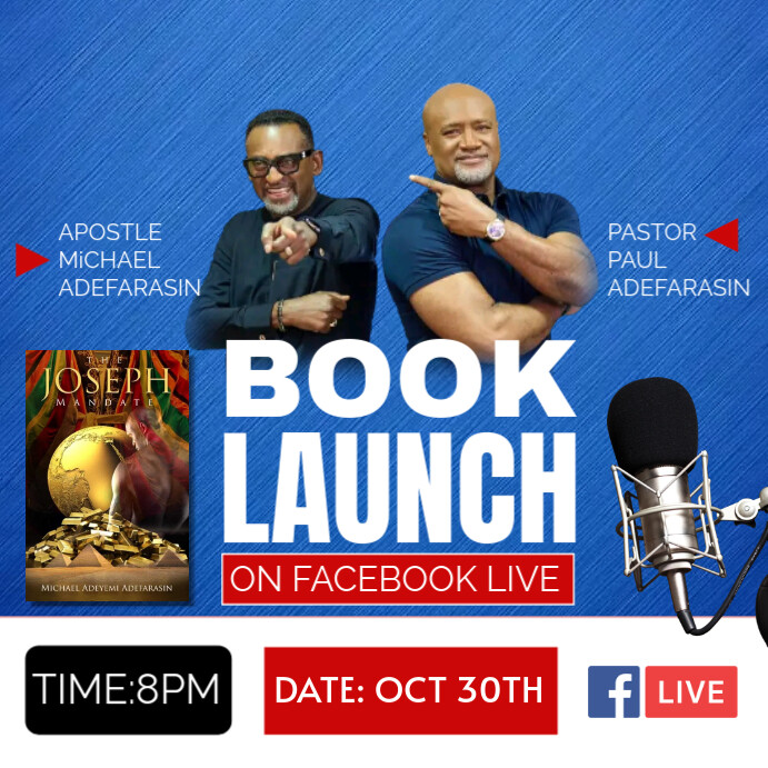ONLINE BOOK LAUNCH Template | PosterMyWall