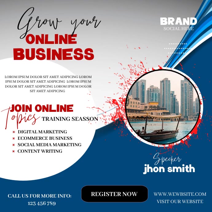 Copy of Online Business (1) | PosterMyWall