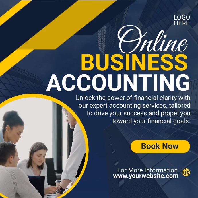 Online Business Accounting Template | PosterMyWall