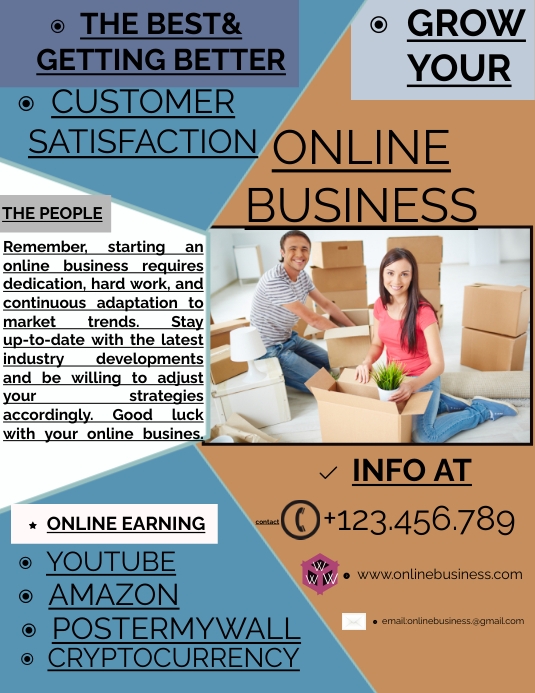 online business Template | PosterMyWall
