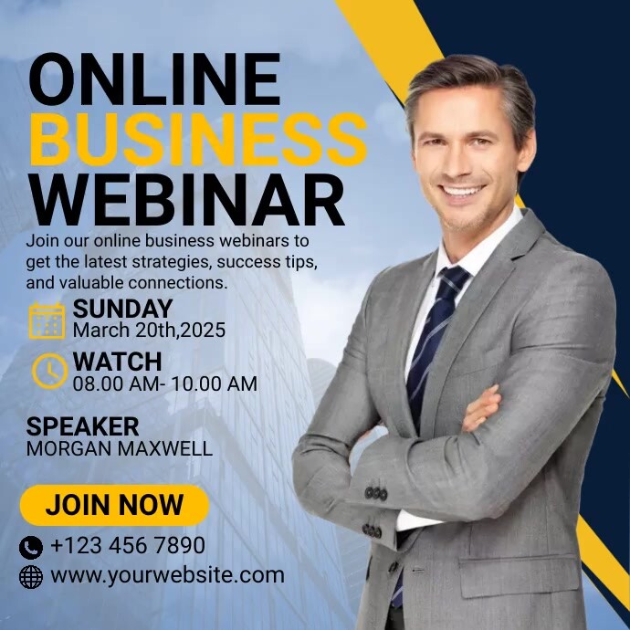 Copy of Online Business Webinar | PosterMyWall