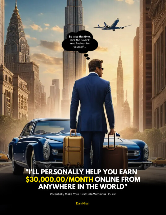 Plantilla de online business world flyer | PosterMyWall