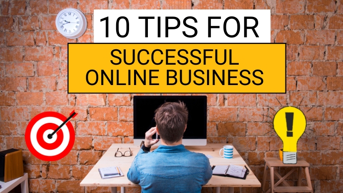 Online Business YouTube Thumbnails Template | PosterMyWall