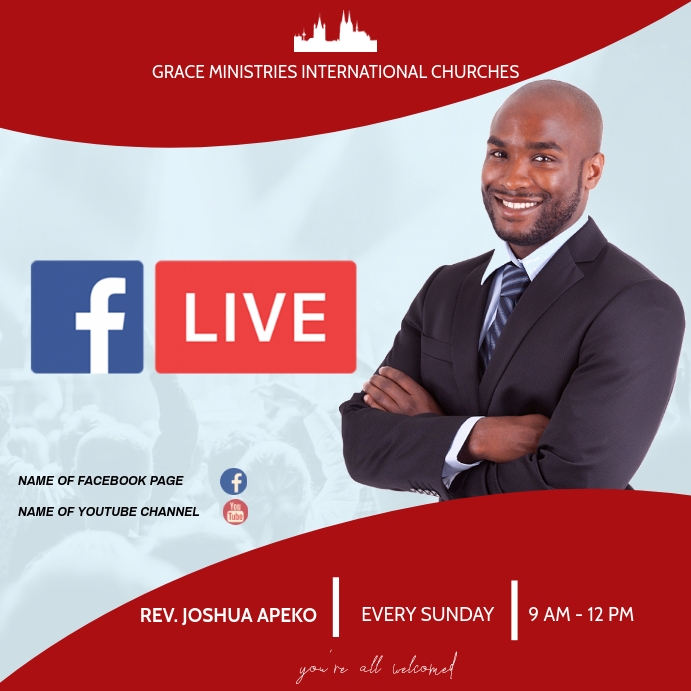 ONLINE CHURCH FLYER Template | PosterMyWall