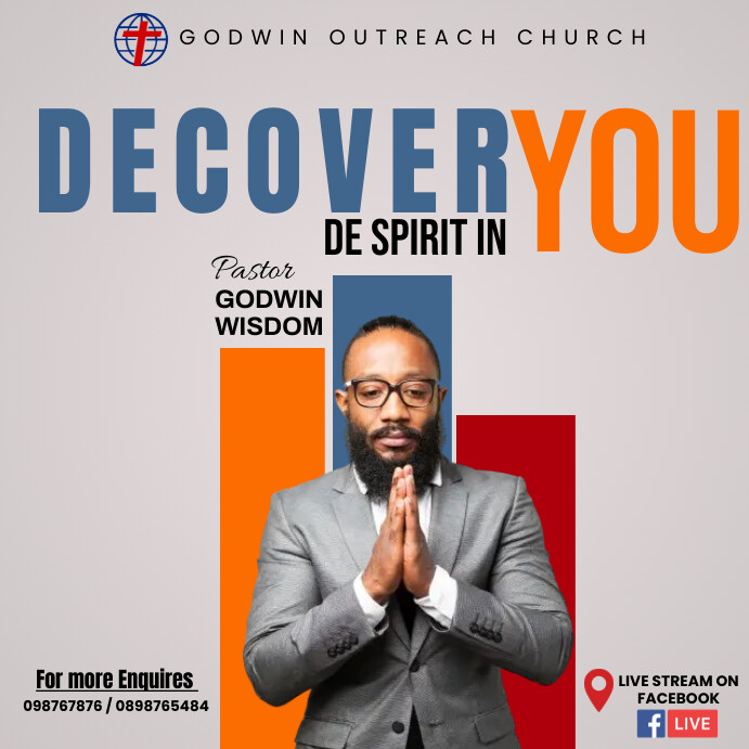 Plantilla de Online Church flyer template | PosterMyWall