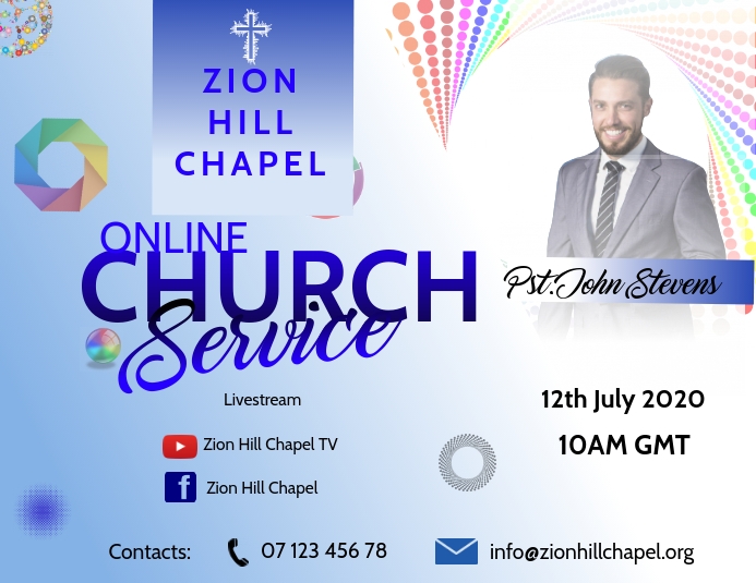 Copy of Online Church Service | PosterMyWall